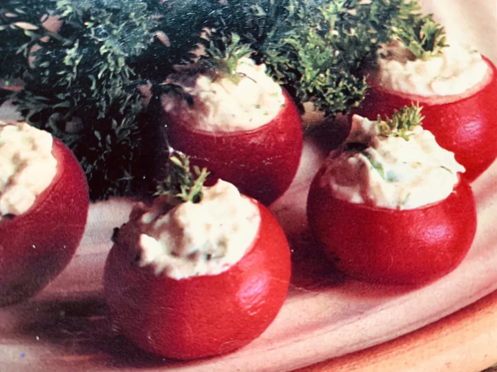 Rabanetes Recheados - Receitas Luiza Ferrari